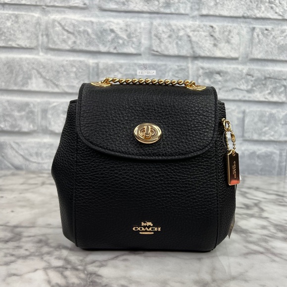 Coach | Bags | Coach Convertible Mini Backpack Crossbody In Black ...